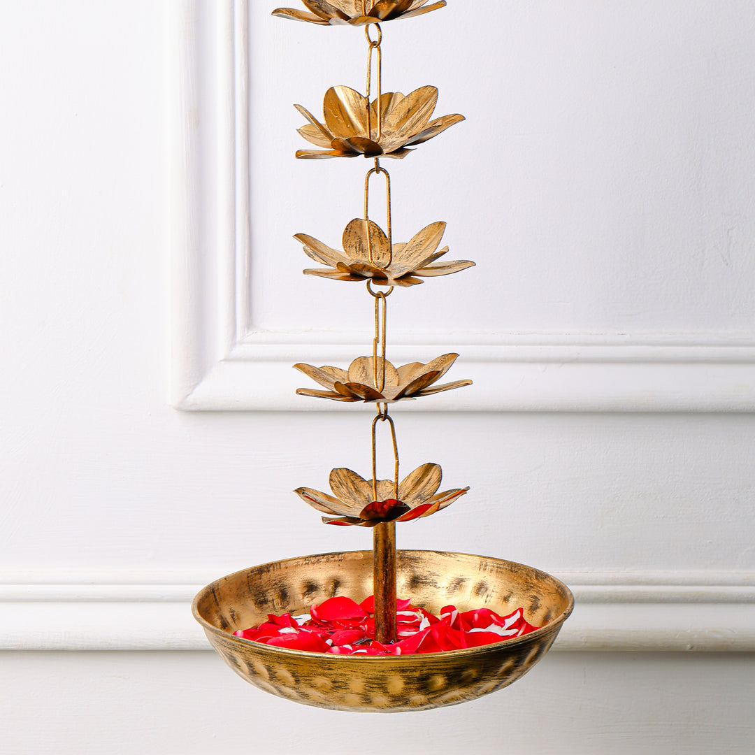 Flower Hanging Urli – Coral Tree