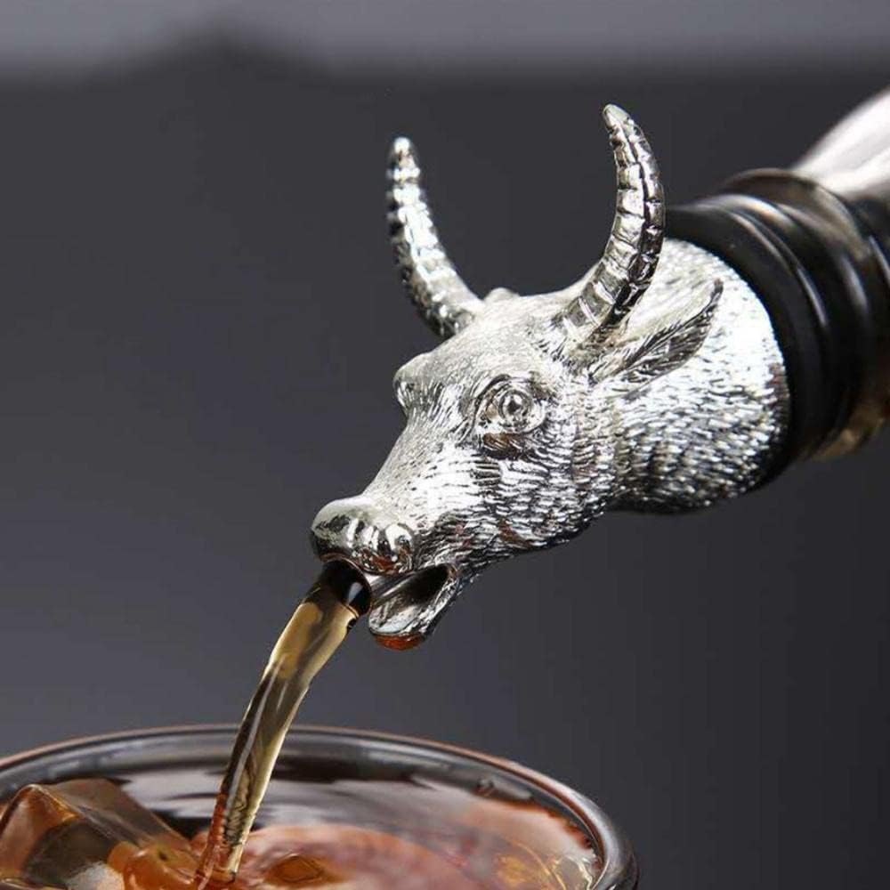 Stainless Steel Bull Face Wine Pourer – Coral Tree