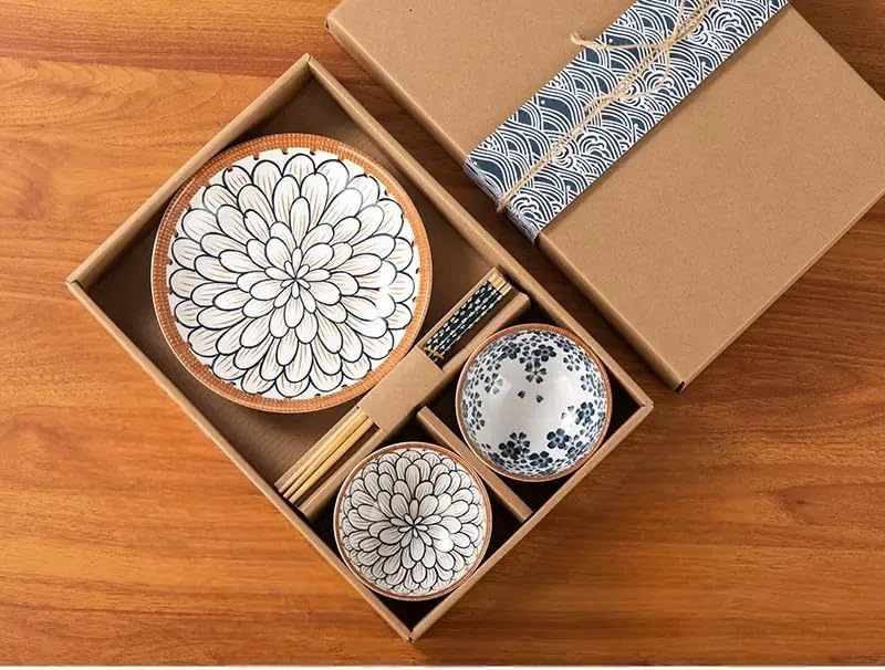Japanese style Ceramic Rice Bowl set – Coral Tree