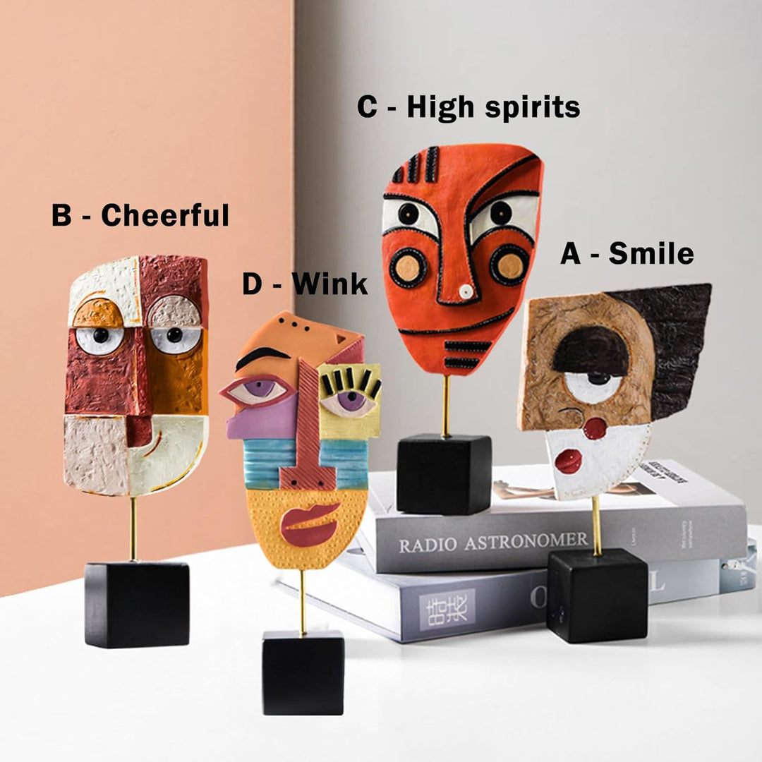 The Smile Resin Face Table Decor – Coral Tree