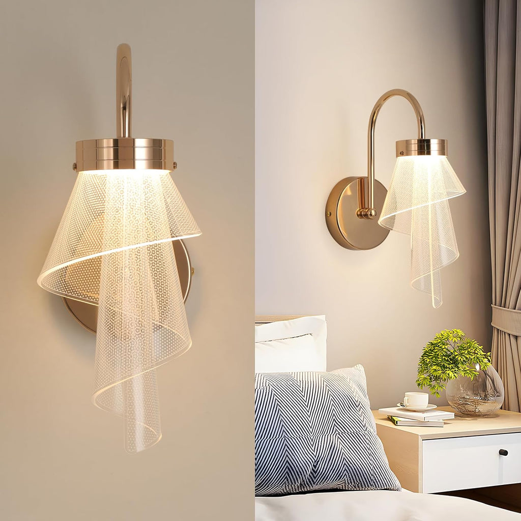 Modern Wall Mount Light Fixture for Living Room, Bedroom, and Hallway ...