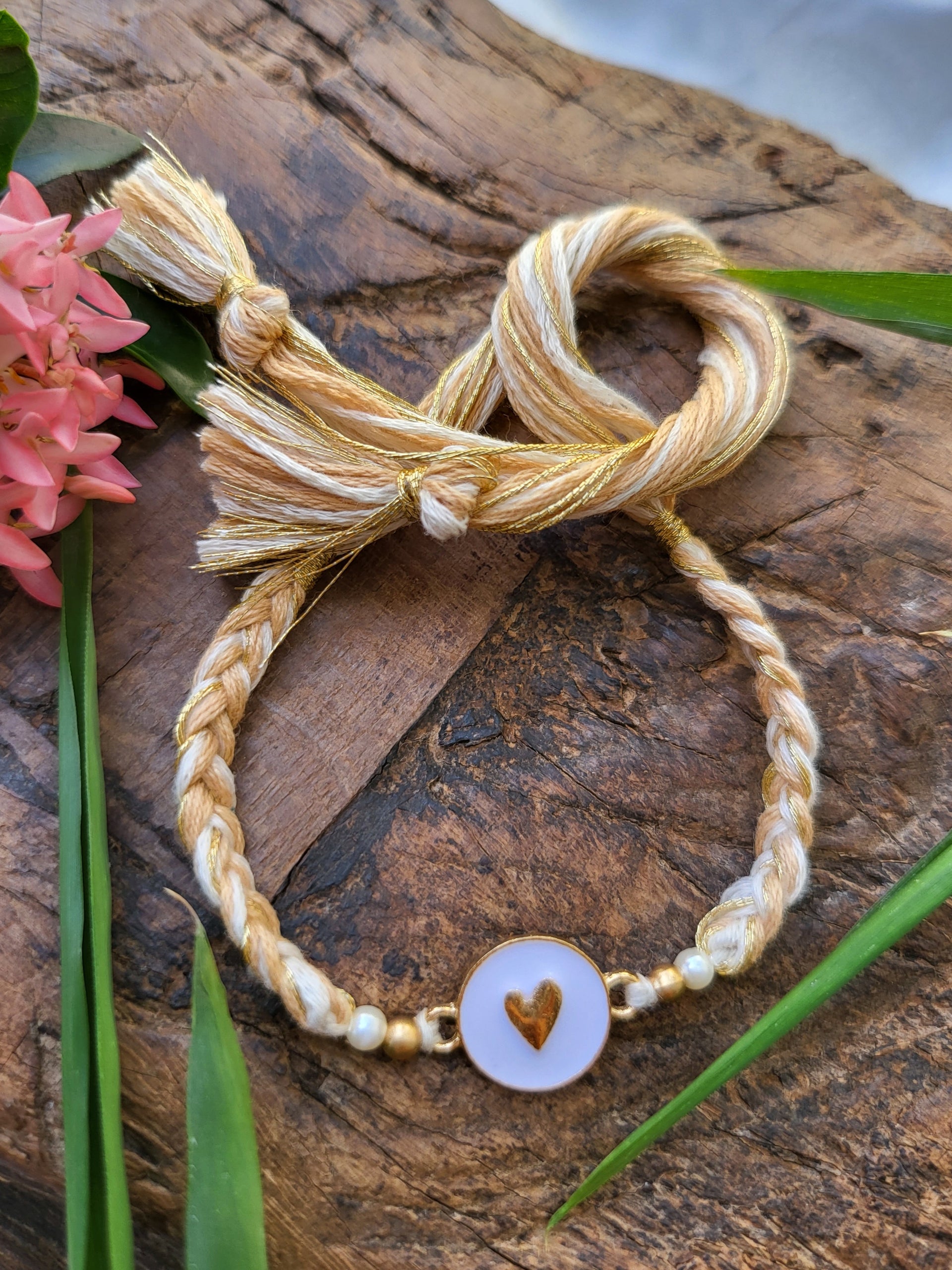 Heart Rakhi – Coral Tree