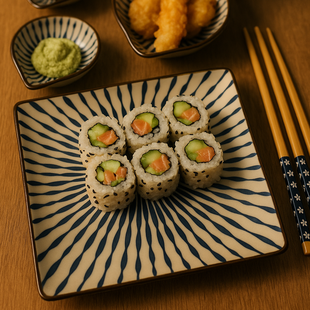 Premium Japanese Dining & Serving Set – Coral Tree