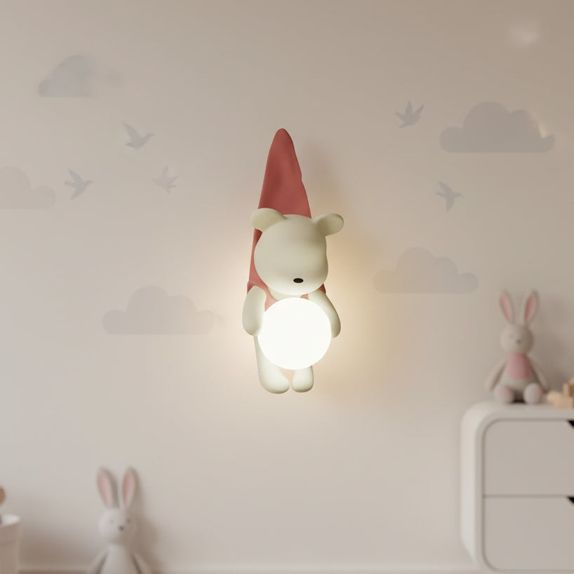CORAL TREE Cartoon Wall Light, LED Wall Light for Kids Room, Little Be ...