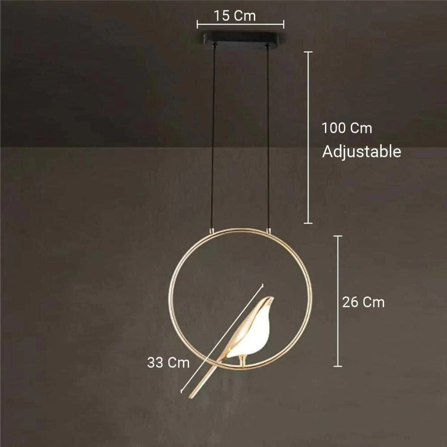 Chirpy Bird LED Hanging Light – Coral Tree